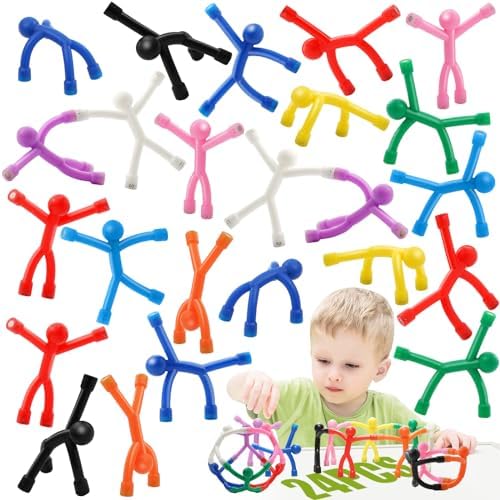 Amazon.com: YOTNUS 24Pcs Magnetic Toys, Magnet Men for Travel Toys ...