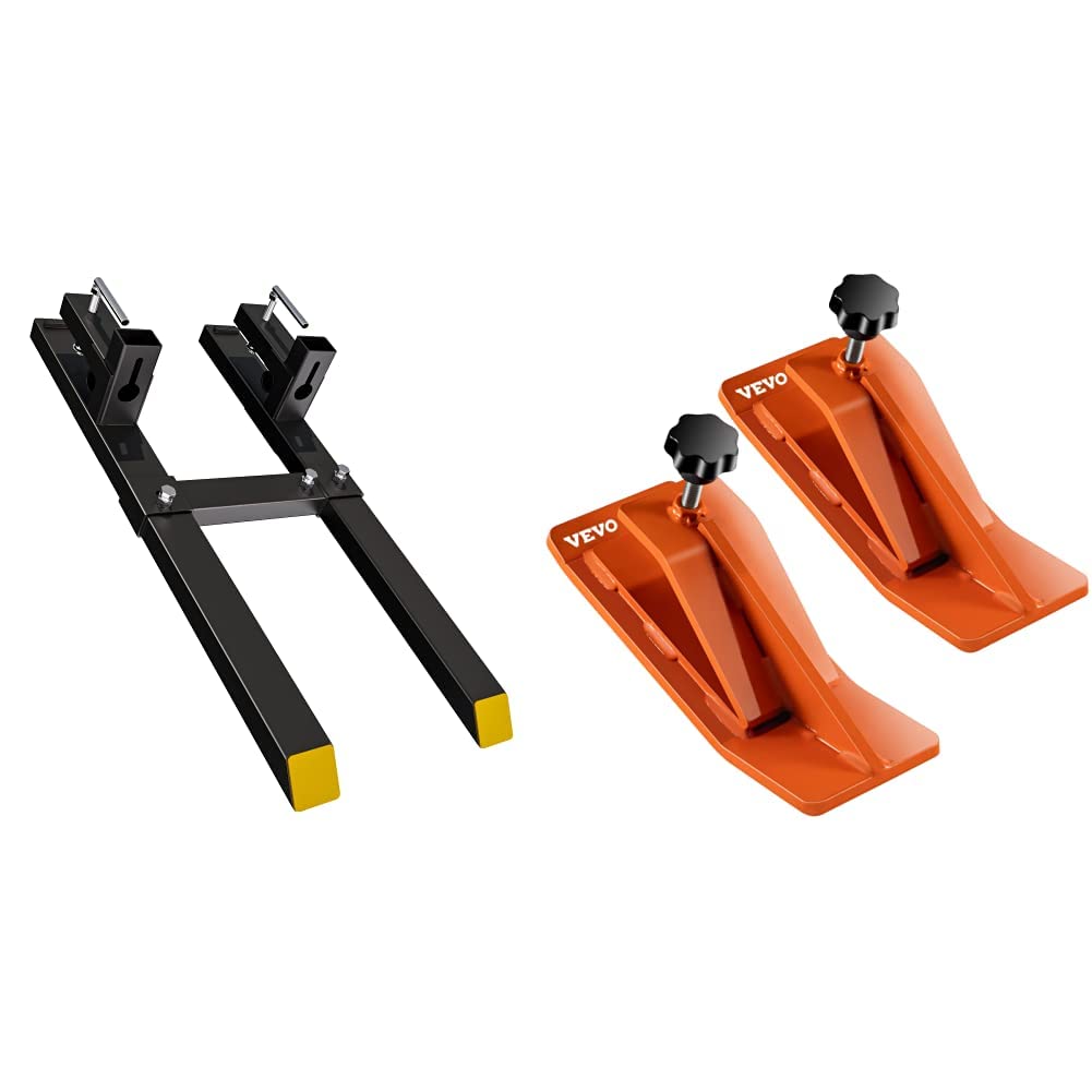 YITAMOTOR 43 inch Clamp on Pallet Forks 1500 Pounds Light Duty Forks ...