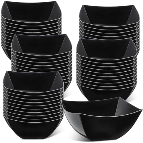 Amazon.com: Moderna 6 Ounce Plastic Bowls, 20 Durable Disposable Salad ...