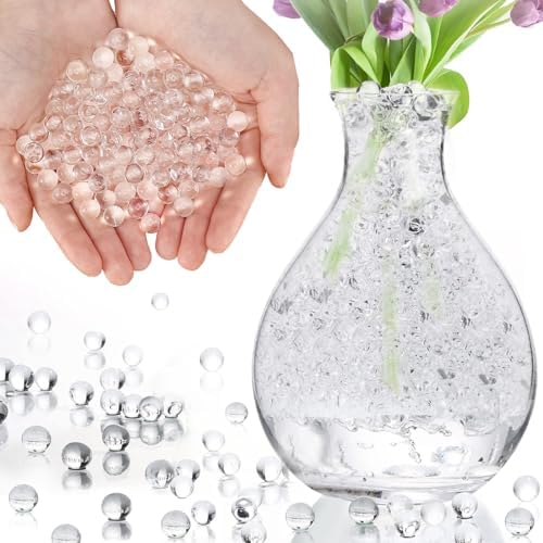 GROVL Clear Water Beads 10000 for Vase Fillers, Gel Jelly Balls, Plant ...