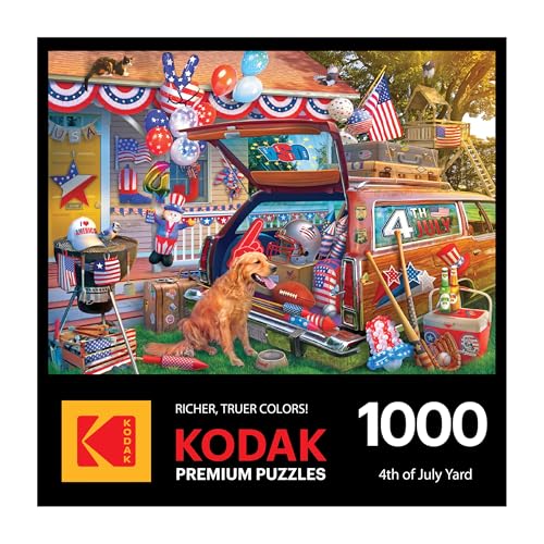 Snapklik.com : Kodak Premium - 4th Of July Yard - 1000 Piece Jigsaw ...