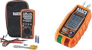 Klein Tools MM450 Multimeter, Slim Digital Meter, Auto-Ranging TRMS ...