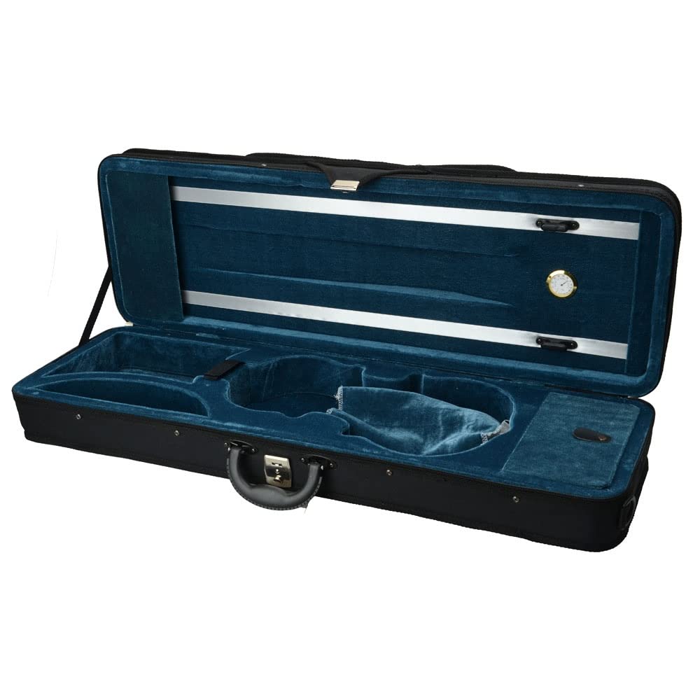 Amazon.com: MOSLOM Nylon Black Square 4/4 Violin Case Full size ...