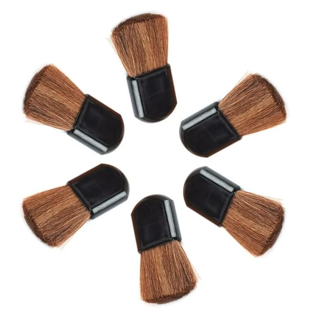 Amazon.com: 10Pcs Brown Disposable Makeup Brushes Mini Cosmetic Brush ...