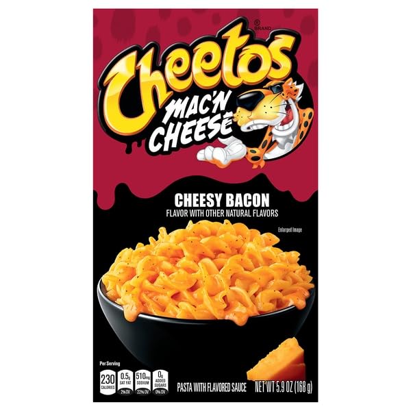 Amazon.com: Cheetos, Mac'n Cheese Cheesy Bacon Flavor, 5.9 Ounce ...
