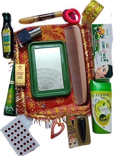 Buy 16 shringar set for pooja and festival set of multicolour Online at ...