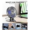 Amazon.com: JZCreater USB Desk Fan, Mini Portable Fans, 3 Speeds ...