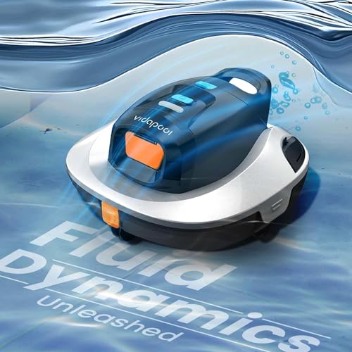 Vidapool Orca Cordless Robotic Pool Vacuum Cleaner,Portable Auto ...