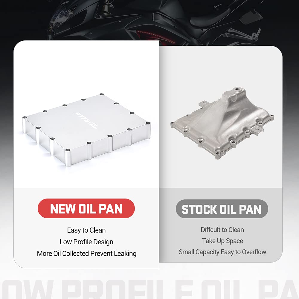 Snapklik.com : Low Profile Oil Pan w/Oil Pick Up Strainer Aluminum ...