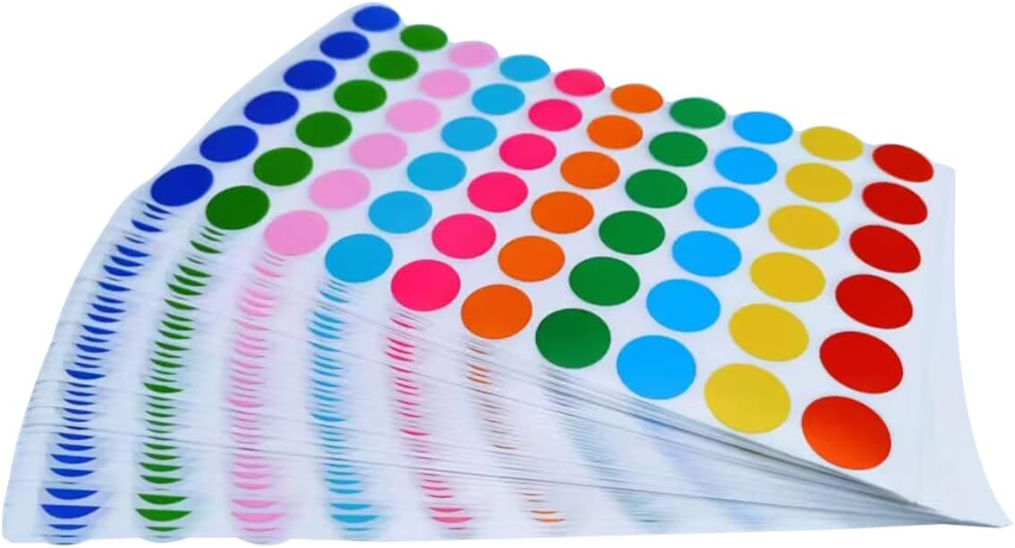 Amazon.com : $5 Price Circle Dots Stickers,0.75 Inch 5 Dollar Price ...