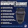 French Drain Man Leaf Filter and Downspout Cleanout, Gutter Guard ...