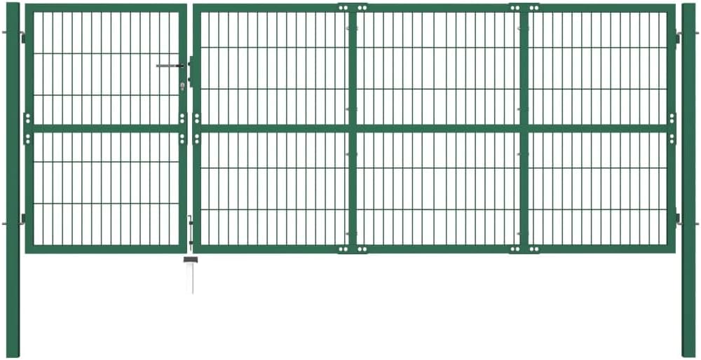 Amazon.com: GOLINPEILO Garden Fence Gate with Posts, Outdoor Fence Gate ...