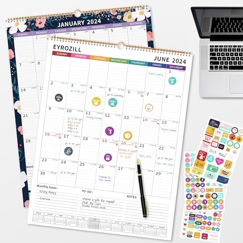 Snapklik.com : 2024-2025 Large Wall Calendar 17x22