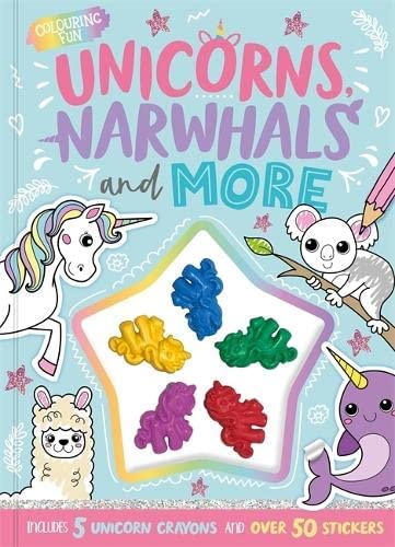 Unicorns, Narwhals and More (Shaped Crayon Bumper Colouring) : Igloo ...