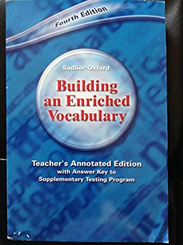 Building an Enriched Vocabulary: Amazon.co.uk: 9780821575727: Books