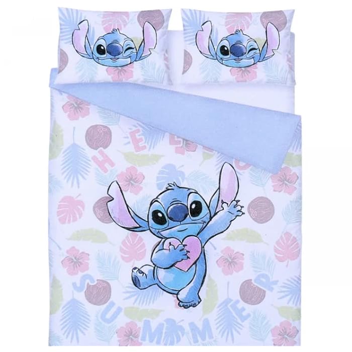 Buy Stitch from Lilo and Stitch King Size Duvet Cover Set with Pillow ...