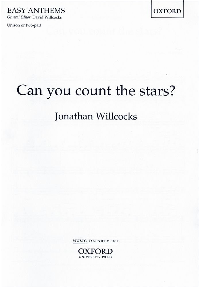 Can you count the stars?: Unison/two-part version: Amazon.co.uk ...