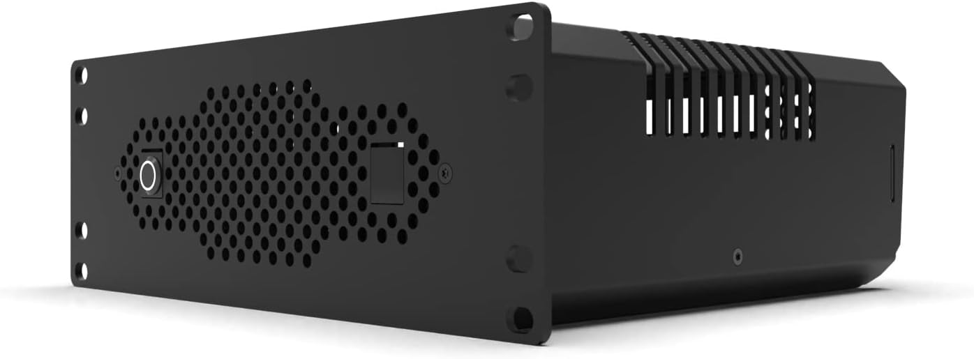 Amazon.com: MyElectronics 10 Inch 2U Mini-ITX Case, Short Depth, Black ...