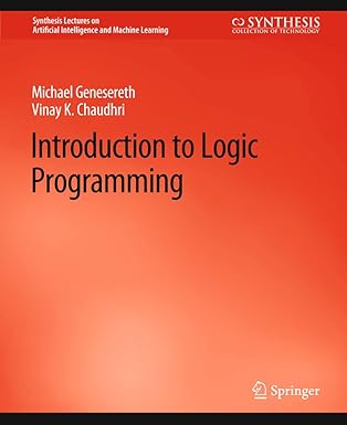 Amazon.com: Introduction to Logic Programming (Synthesis Lectures on Artificial Intelligence and ...
