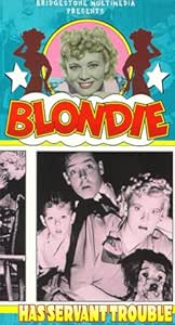 Amazon.com: Blondie Has Servant Trouble [VHS] : Penny Singleton, Arthur Lake, Larry Simms, Daisy ...