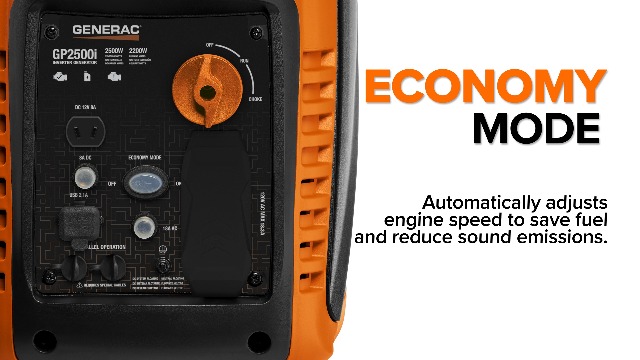 Watch Generac GP2500i 2,500-Watt Portable Inverter Generator Features ...