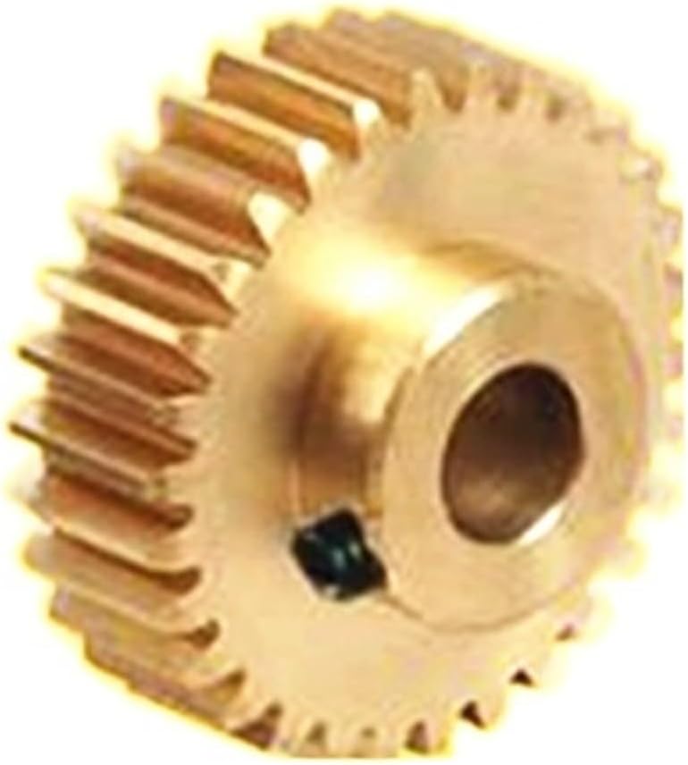 Amazon.com: KUSTAT Pinion Gear 1pcs 0.5 Module 34 Teeth Copper Spur ...