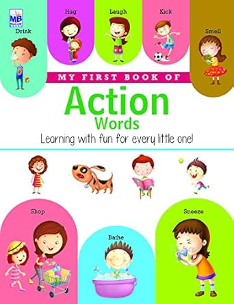 Buy My first book of Action Words Book Online at Low Prices in India ...