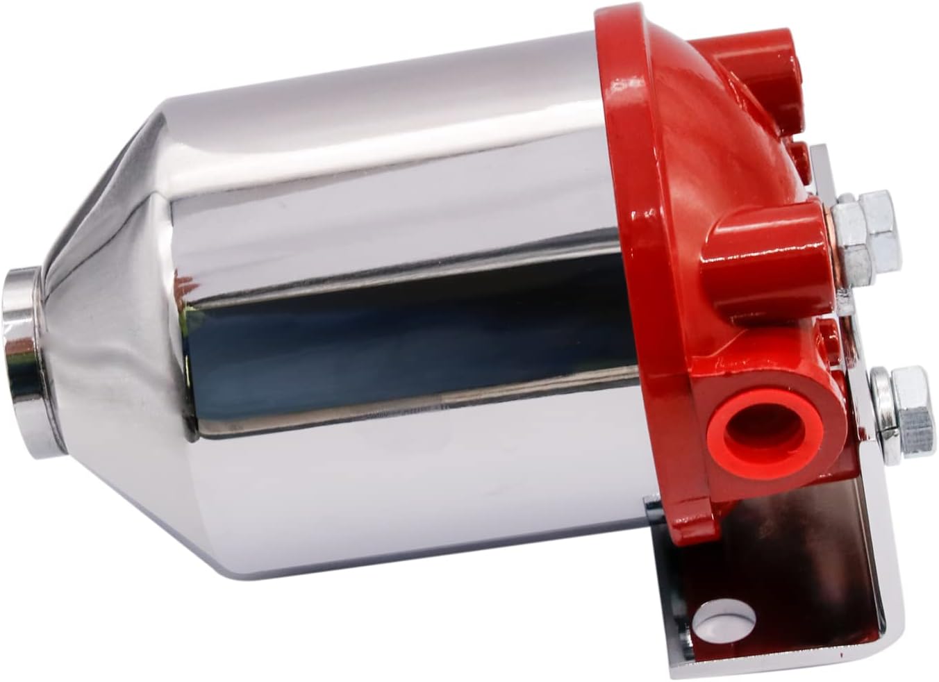 Amazon.com: SixBuys Inline Canister Type Chrome Finish Large Fuel ...