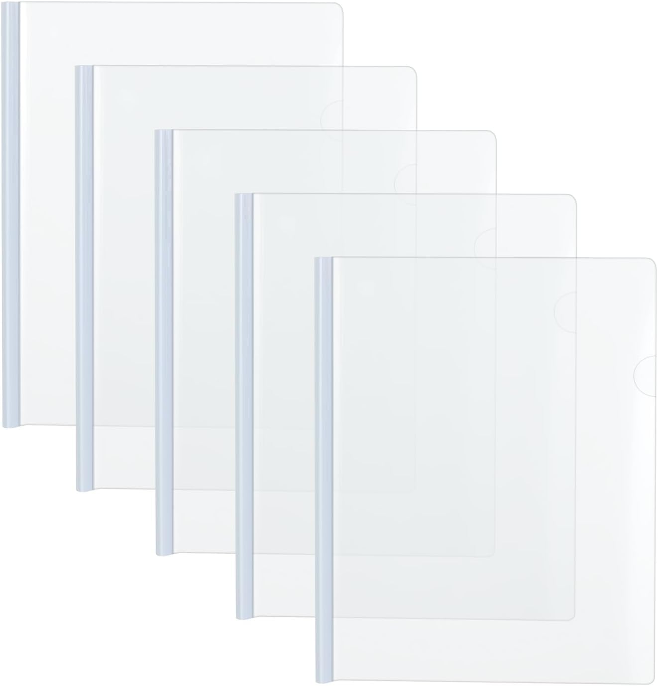 Baraky 10 Pack Sliding Bar Clear Report Covers, Transparent Resume ...