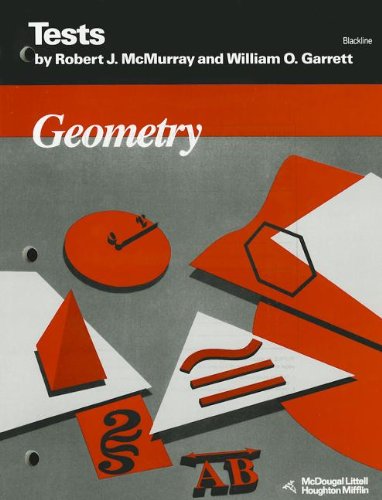 Amazon.com: Geometry: Tests: 9780395573327: Robert J McMurray: Books