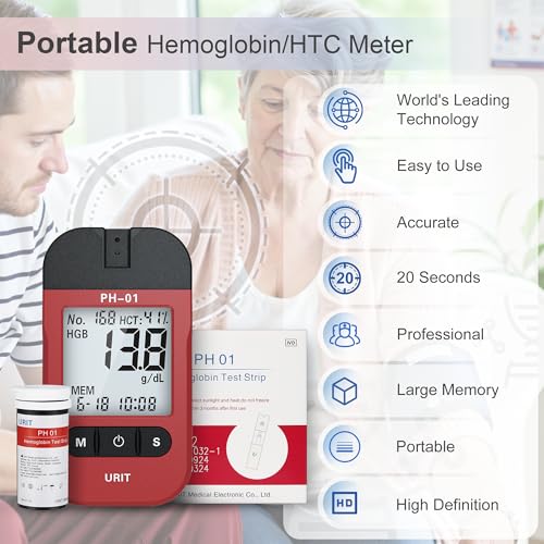 TREEHOUSE LAB Home Hemoglobin Test Kit with Strips T0004UHTS25N2 ...