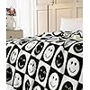 Amazon.com: Ultra Soft Cozy Happy Smiling Face Checkered Knitted Baby ...