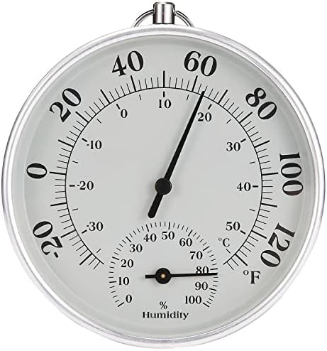 Amazon.com : Taylor Extra Large Metal Wall Indoor Outdoor Thermometer ...
