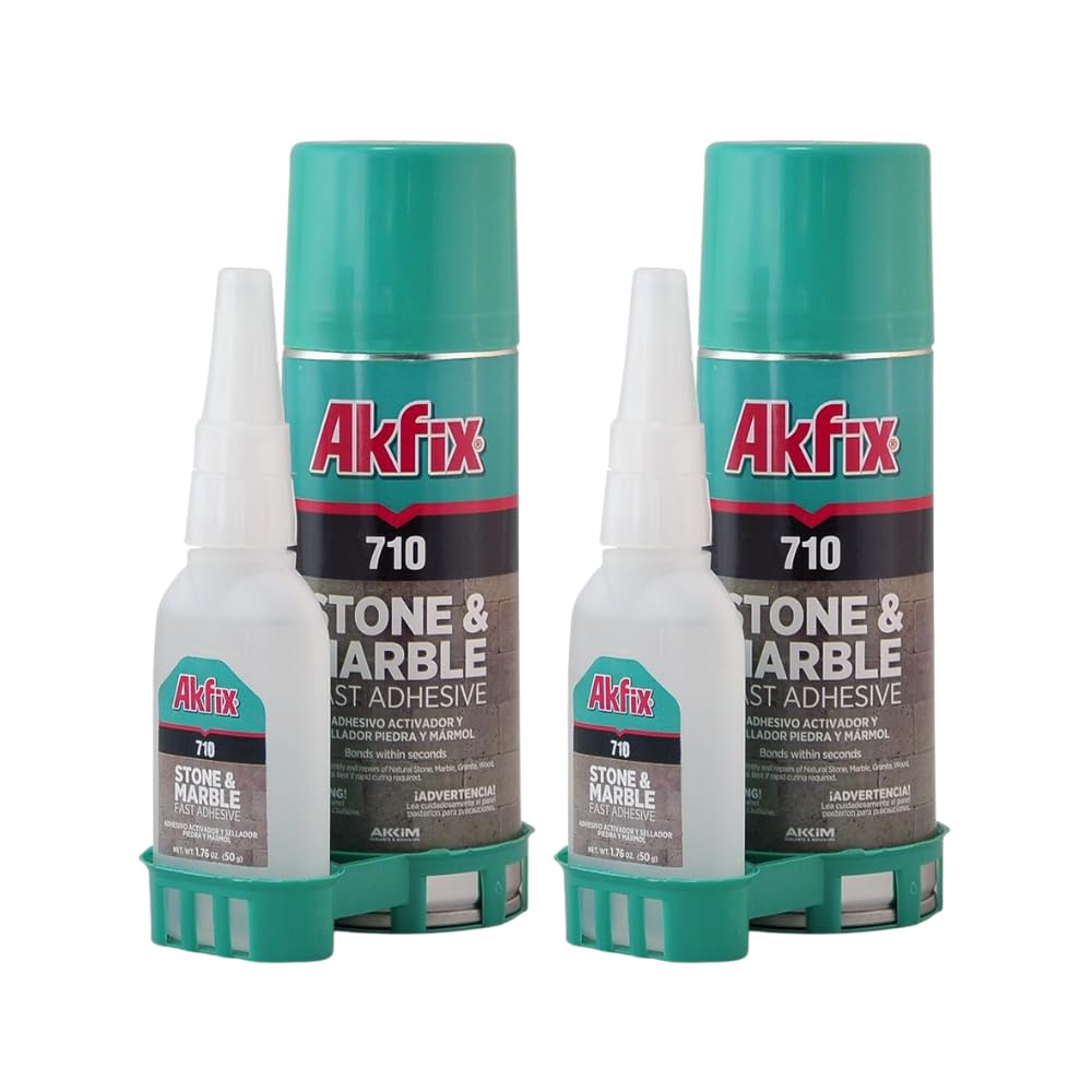 Snapklik.com : Akfix 710 Stone And Marble Fast Adhesive (1.76 Oz.)