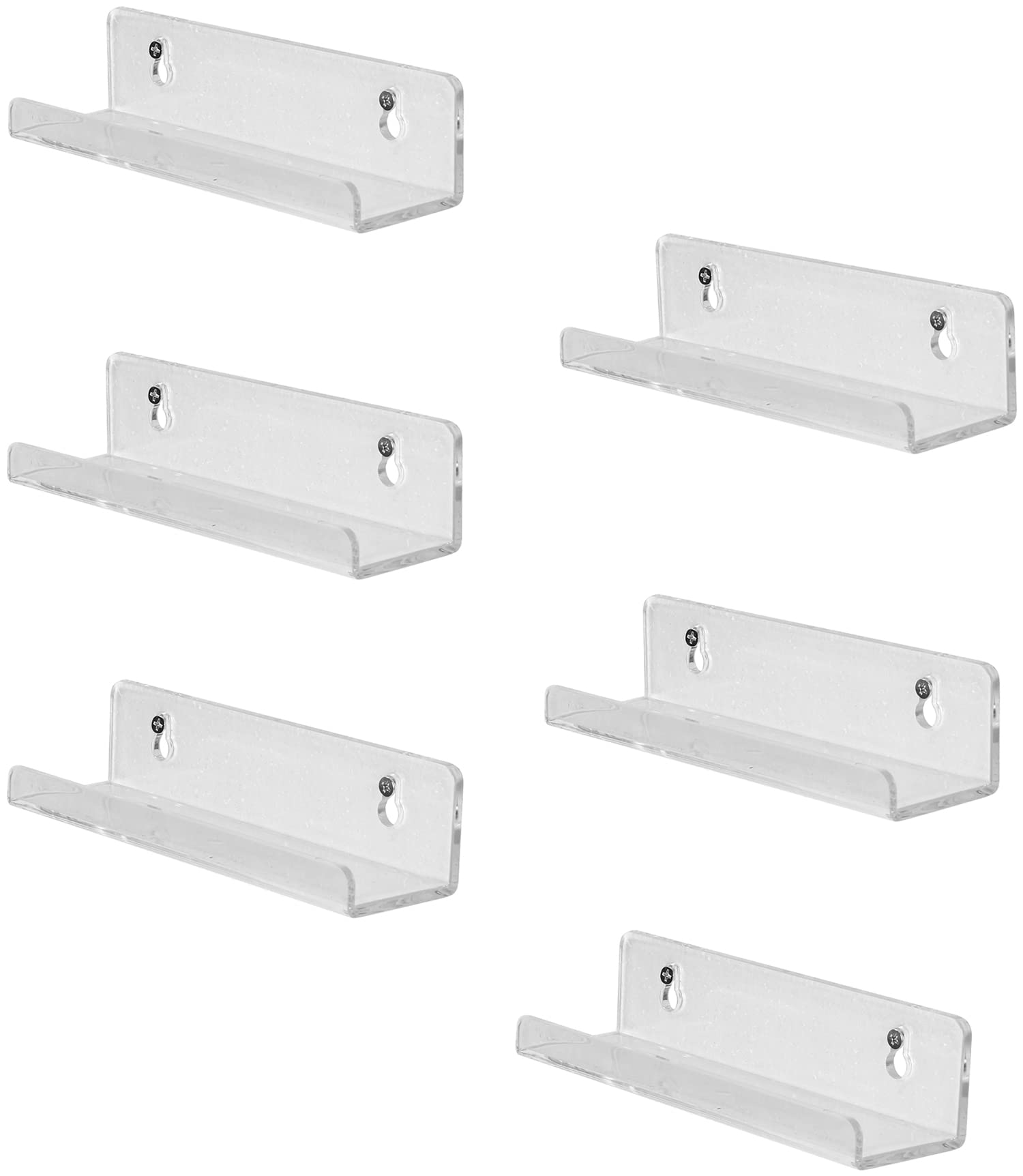 Snapklik.com : 6 Pack Clear Vinyl Holder, Vinyl Record Wall Mount Shelf ...