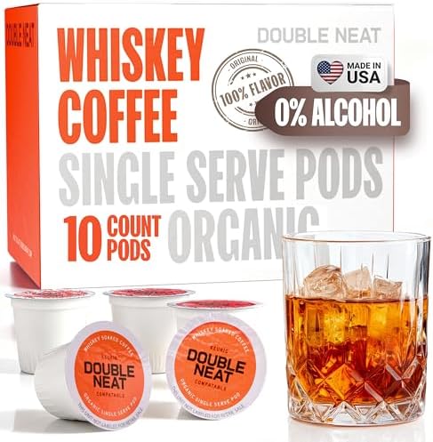 Amazon.com: Double Neat Organic Whiskey Coffee Pods – Premium Fathers ...