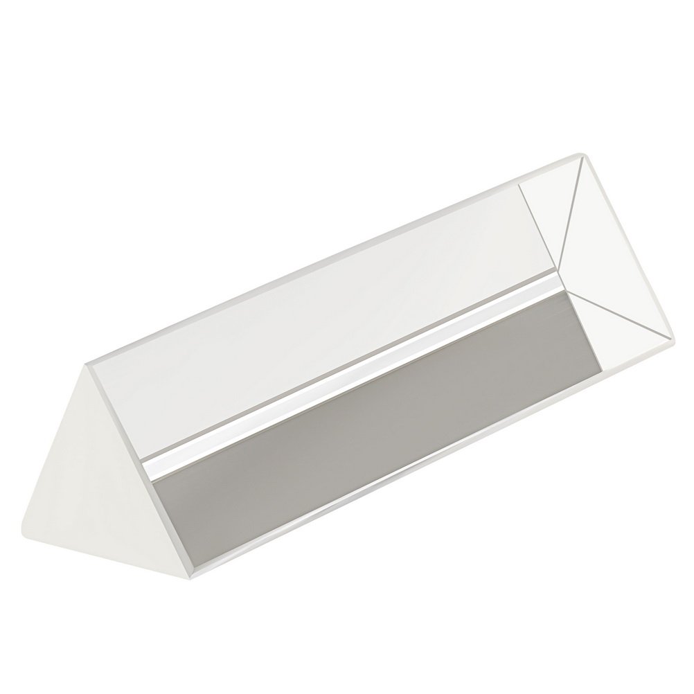 Buy kuou Optical Glass Prism, 10cm Crystal Triangular Prism Refractor ...