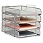 Amazon.com: Mind Reader Stackable Paper Tray, Desktop Organizer, File ...