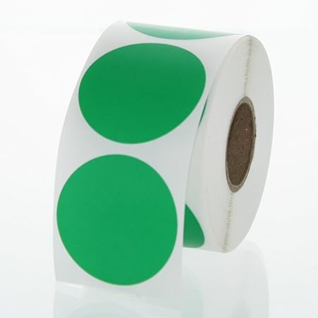 Amazon.com : LabelValue.com | Yellow Inventory Dot Stickers : Office ...