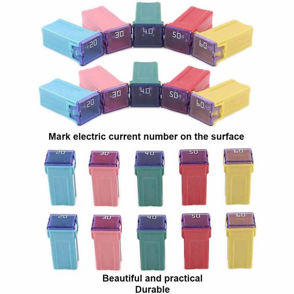 Snapklik.com : 10 Pc Automotive Tall/Standard Profile JCASE Fuse 25 Amp ...