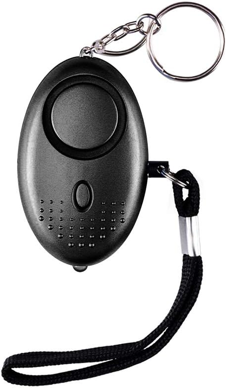 Alarma Personal,130DB Alarma Seguridad Autodefensa con Luz LED Ataque ...