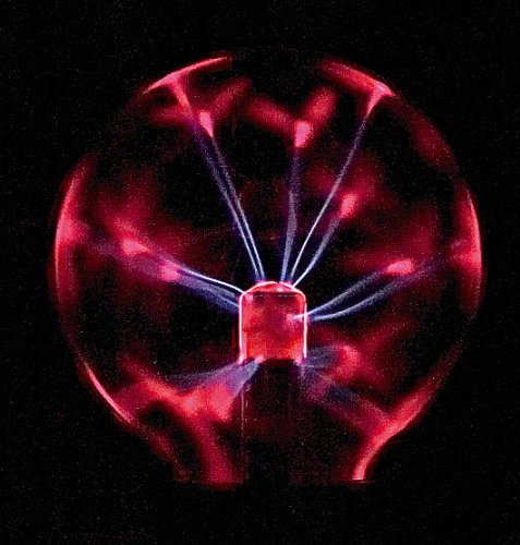 Battery Operated Plasma Plasma Ball Light, 3 Inch Interactive Plasma