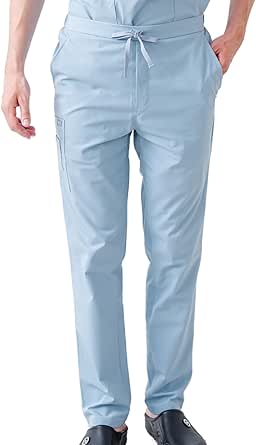 Amazon.co.jp: PAT-MED JOY Scrubs Medical Lab Coat Pants, Men's, Women's ...