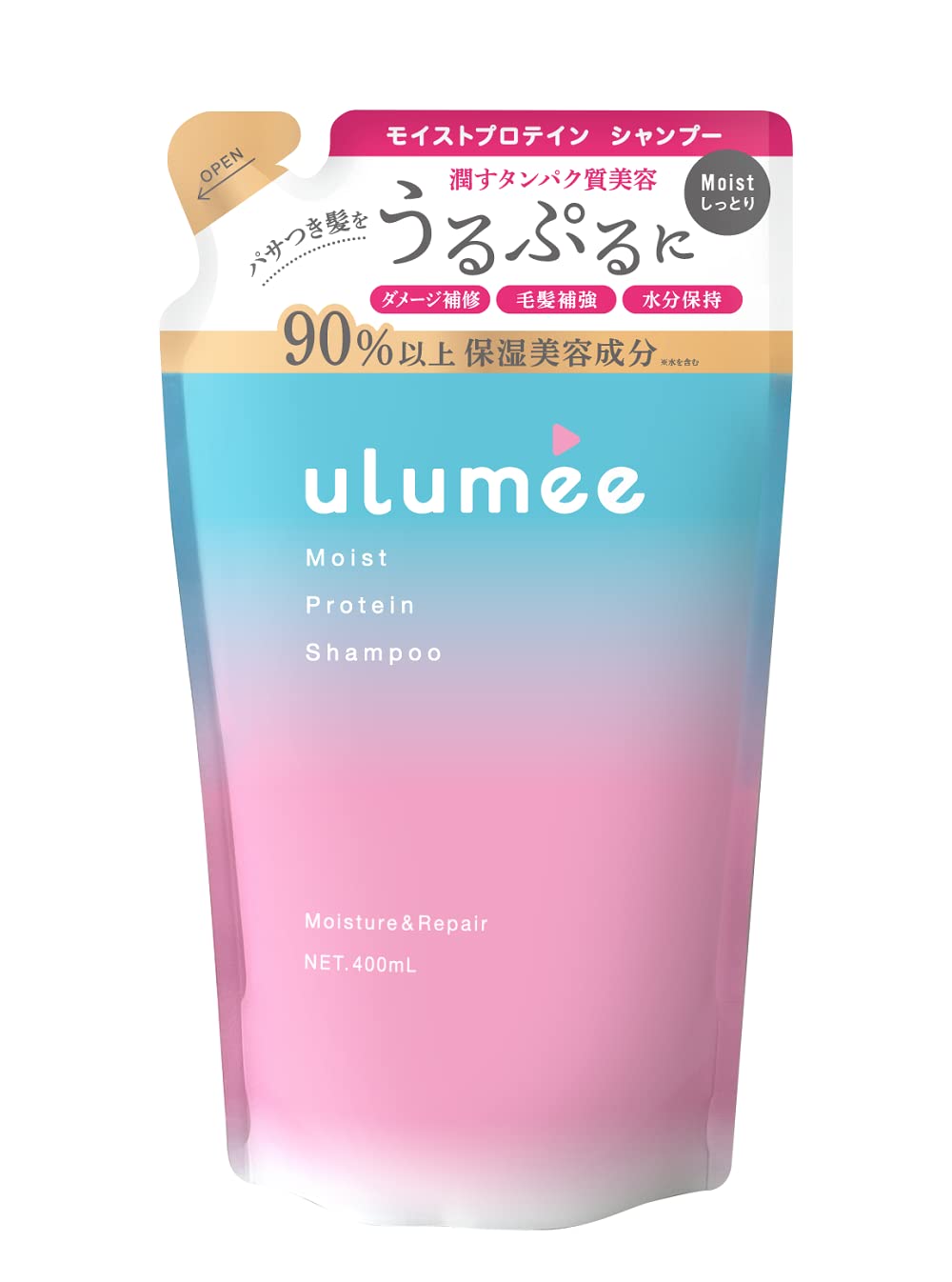 Amazon | ulumee(ウルミー) モイストプロテイン シャンプー 詰替 400mL | ulumee(ウルミー) | シャンプー 通販