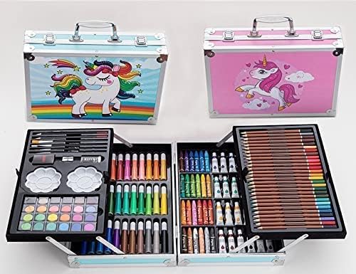 D J ENTERPRISE 145Pcs Professional Art Set- Drawing Painting Sketching ...