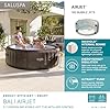 Amazon.com : Bestway SaluSpa Bali Smart AirJet Inflatable Hot Tub Round Portable 5-7 Person Spa ...