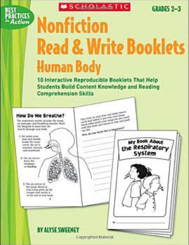 Nonfiction Read & Write Booklets: Human Body: 10 Interactive ...