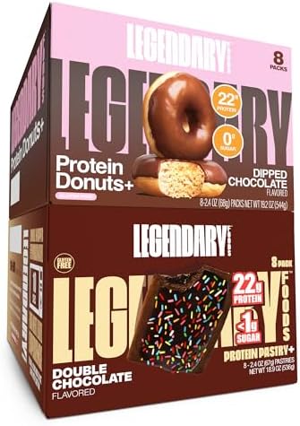Amazon.com : Legendary Foods 22 g Protein Pastry and Donut Bundle 16 ...