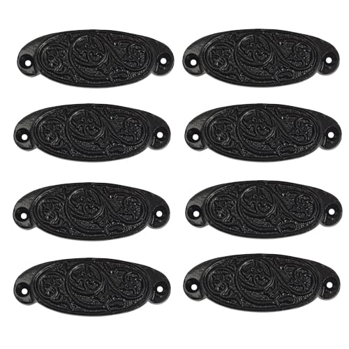 Shristy Hardware "Ithai Black Antique Iron Drawer Pull (Black Powder ...