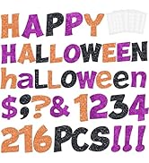 Amazon.com: 237 Pcs Glitter Bulletin Board Letters, Numbers and ...